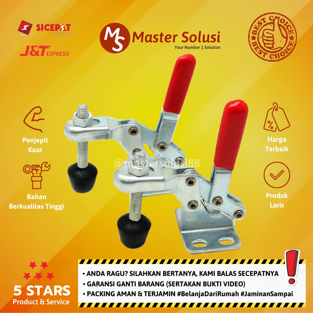 Jual Alat Bantu Dorong Jepit Vertikal Vertical Toggle Clamp Hold Down ... Jual Alat Bantu Dorong Jepit Vertikal Vertical Toggle Clamp Hold Down ...