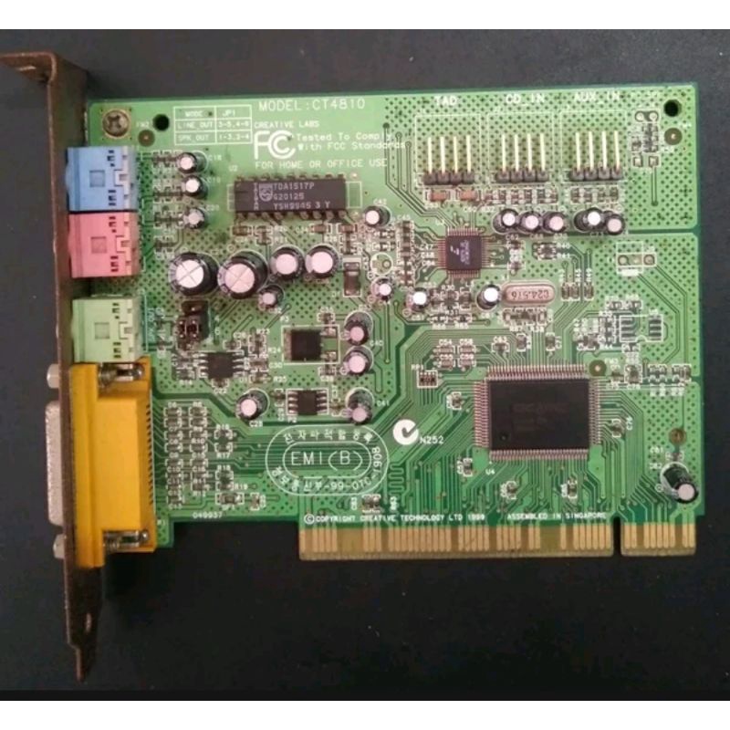 Jual PCI SOUND BLASTER CARD CREATIVE | Shopee Indonesia