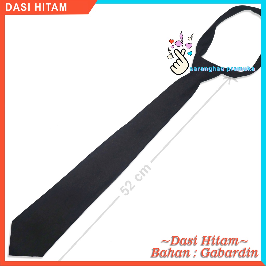 Jual Dasi Wisuda Dasi Polos Warna Hitam Dasi Hitam Dasi Kantor ...