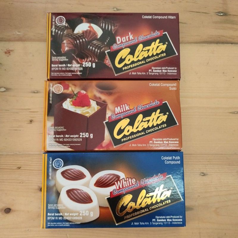 Jual COKELAT COLATTA COMPOUND 250 gr Aneka Rasa | Shopee Indonesia