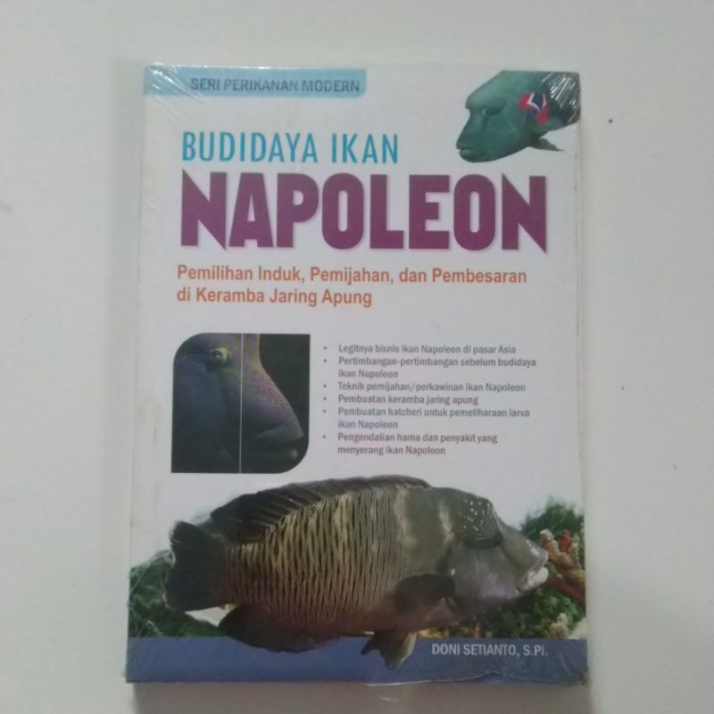 Jual Buku Pertanian Budidaya Ikan Napoleon "Doni Setianto, S.Pi ...