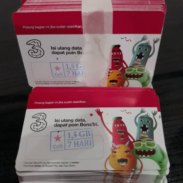 Jual VOCER TRI 1.5 GB 7 HARI ( Lokal lampung ) | Shopee Indonesia