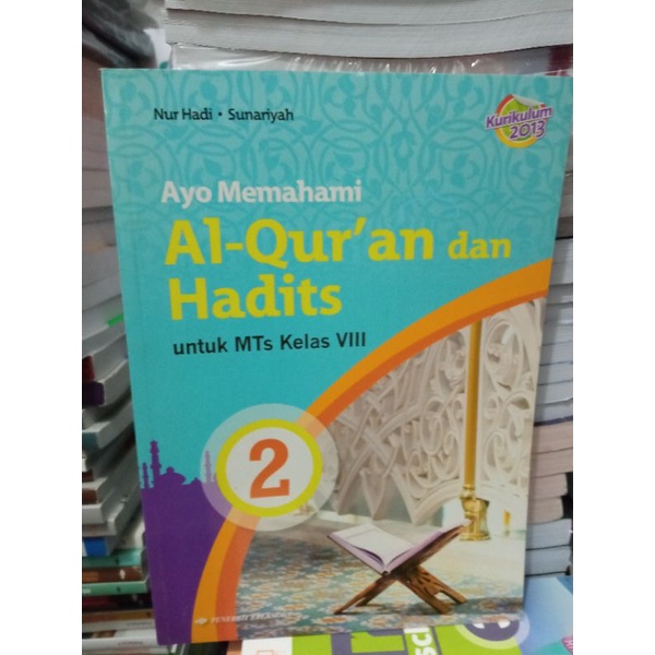 Jual BUKU AL-QURAN HADITS UNTUK MTS KELAS 8 | Shopee Indonesia