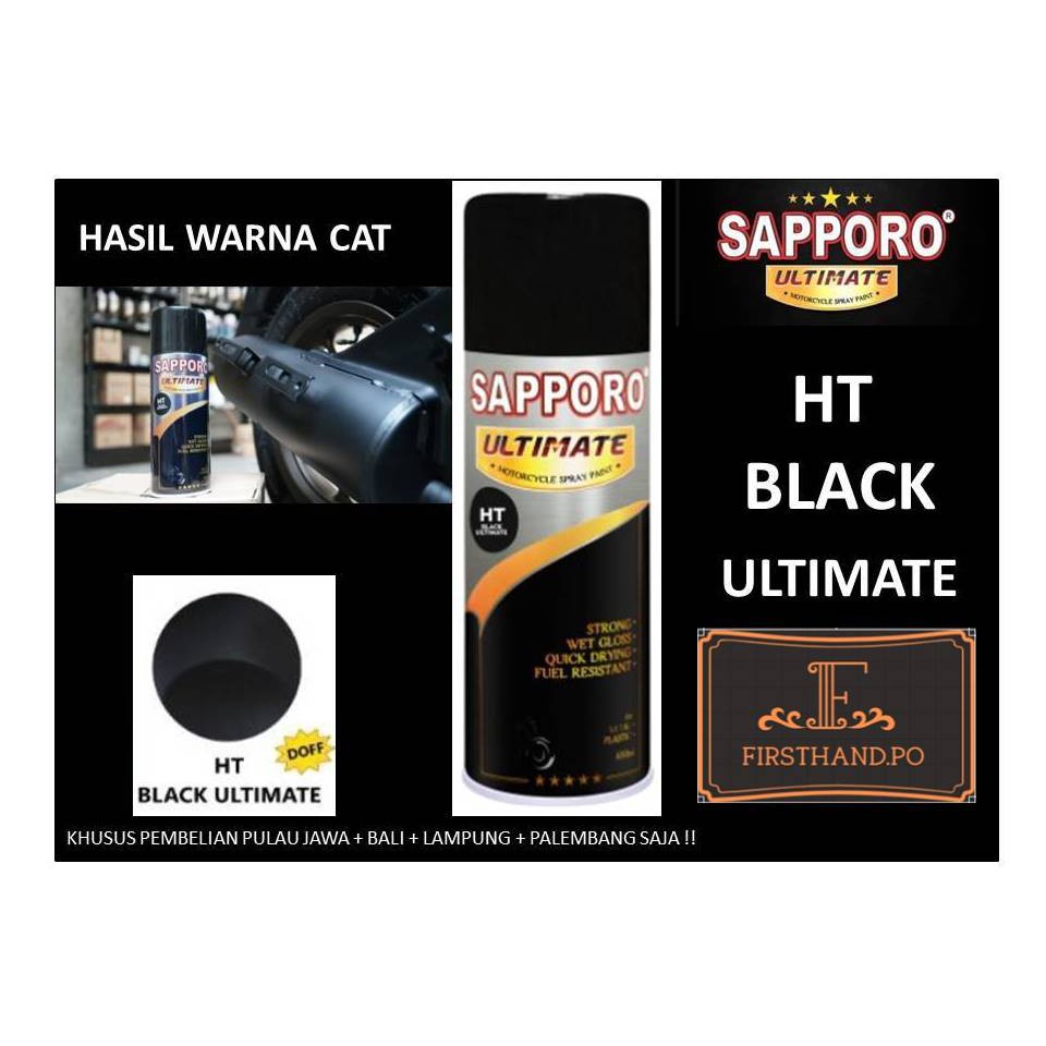 Jual Hi-Temp Black Sapporo Ultimate / Cat Tahan Panas / Pilox / pilok | Shopee Indonesia