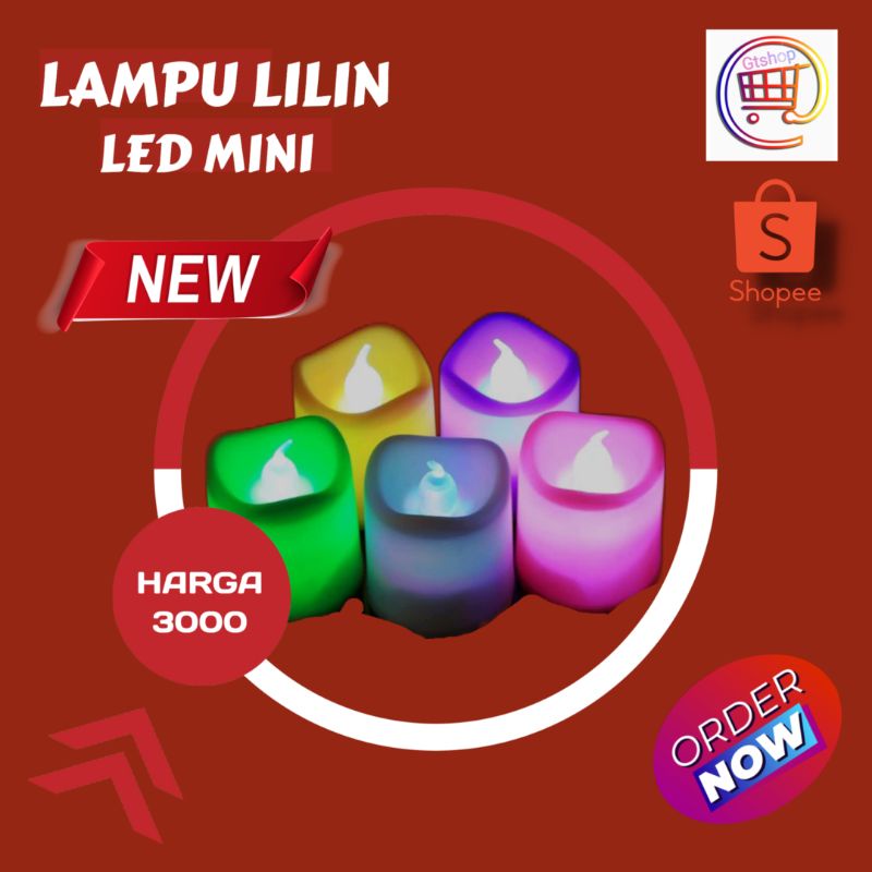 Jual Lilin Mini LED / Lampu Hias Elektrik Candle Light Lamp Dekorasi ...