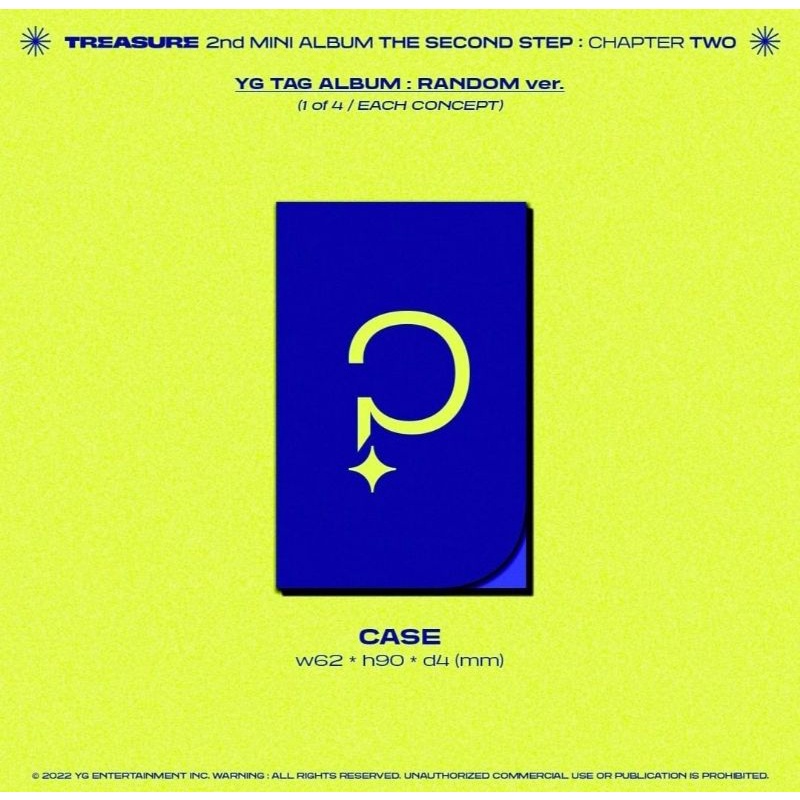 Jual OFFICIAL TREASURE 2ND MINI ALBUM THE SECOND STEP CHAPTER TWO YG ...