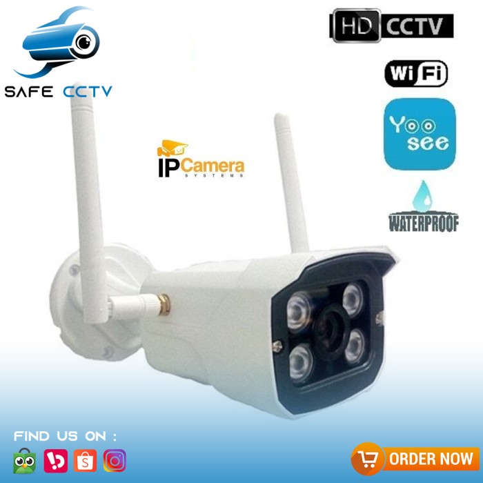 Jual Wireless Wifi Outdoor Waterproof Camera ( Ip / Network Camera ...