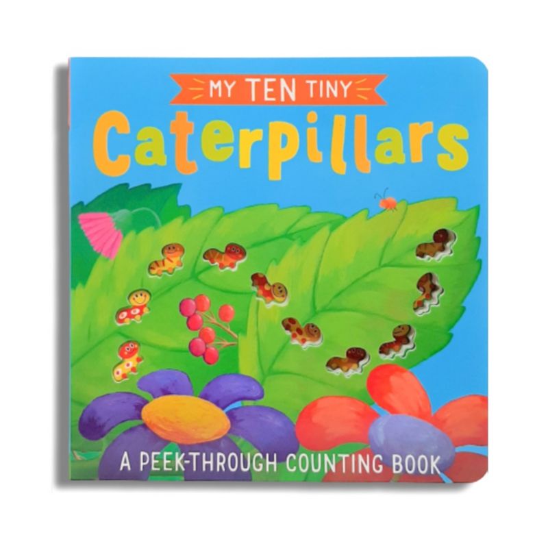 Jual My Ten Tiny Caterpillars See Through Countdown Counting Board Book ...
