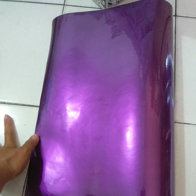 Jual Stiker Skotlet warna ungu (purple) metalik glossy,,, lebar atau ...