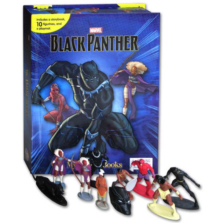 Jual BUKU CERITA ANAK ADA FIGURINE MY BUSY BOOK MARVEL BLACK PANTHER ...