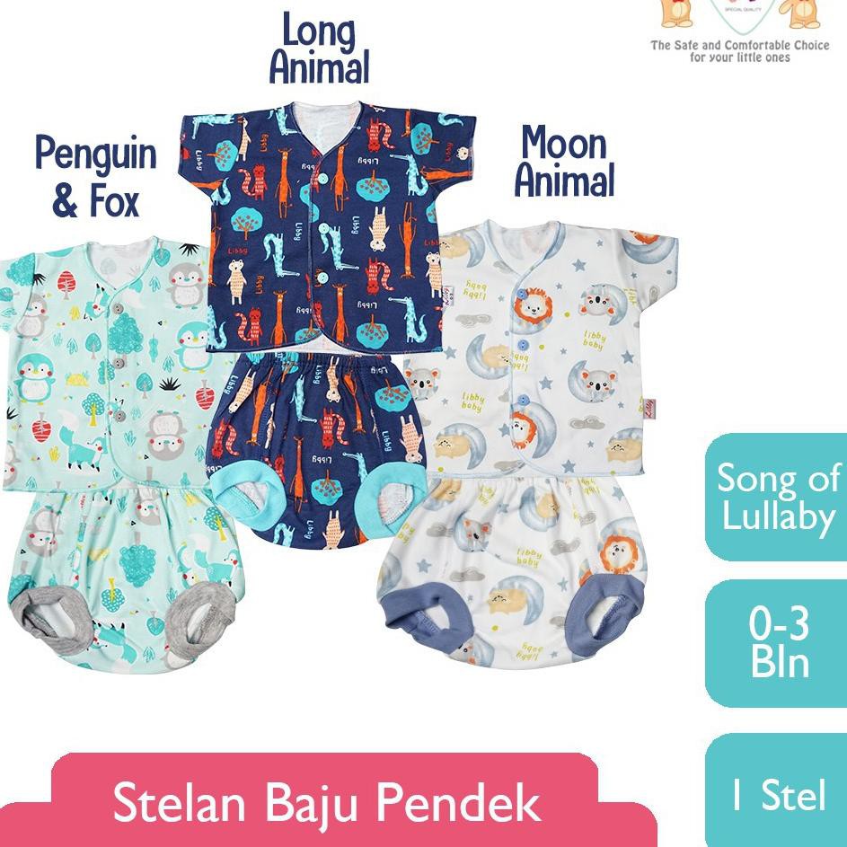 Jual 1.1 STOK READY Libby 1 STEL Stelan Baju Pendek - Celana Pop ...