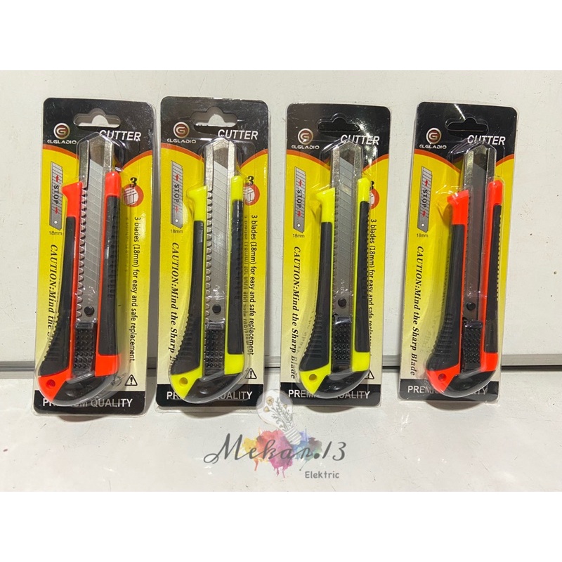 Jual Pisau Cutter Besar El Gladio / Cutter Tajam Murah | Shopee Indonesia