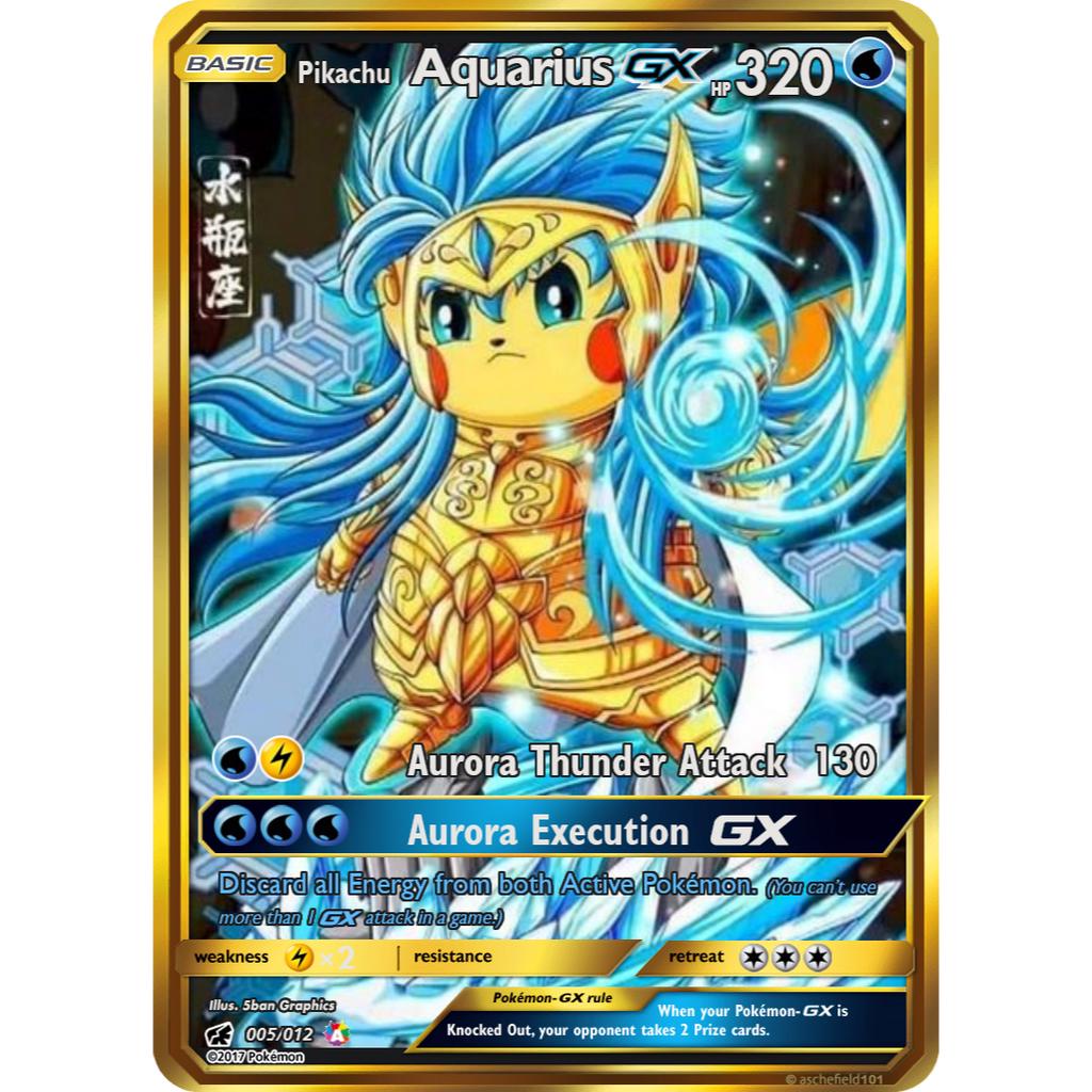 Jual KARTU POKEMON TCG HOLOGRAM SPECIAL PIKACHU SAINT SEIYA - GOLD ...