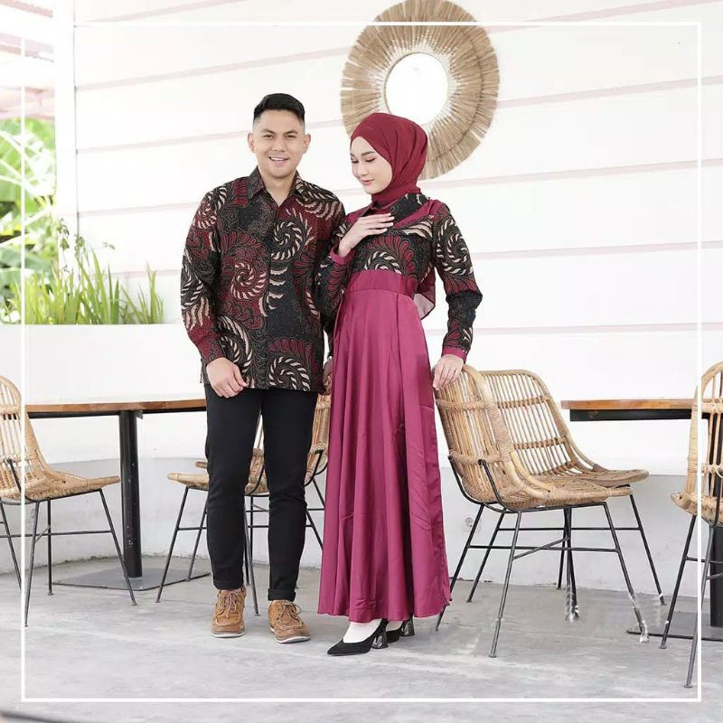 Jual ORi GAMIS BATIK BAJU COUPLE BATIK COUPLE MANGGAR PADISEKAR ...
