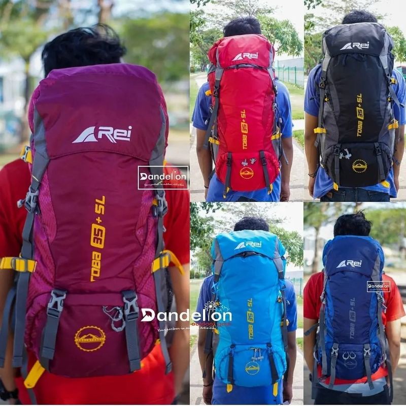 Jual Tas gunung atau Carrier AREI Rei TOBA 35L + 5L include Raincover ...