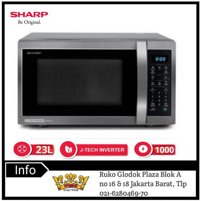 Jual Sharp Microwave Grill Inverter Oven 23L R-650Gx (Bs) | Shopee ...