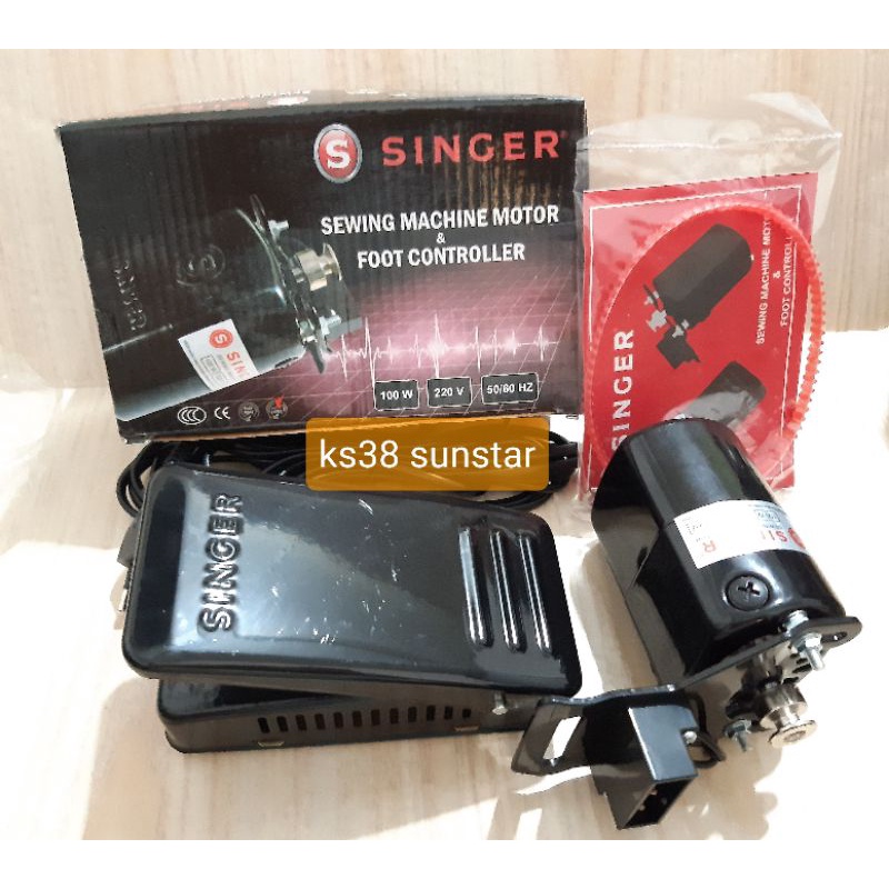 Jual Dinamo singer utk mesin jahit/obras tradisional hitam | Shopee ...