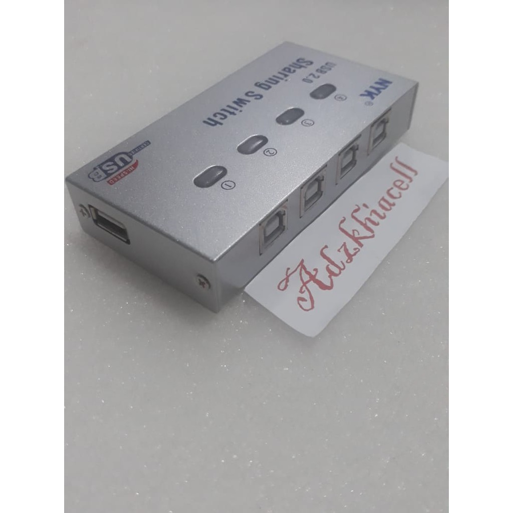 Jual Auto Switch printer usb 4port sharing switch usb printer 4port 1PRINTER | Shopee Indonesia