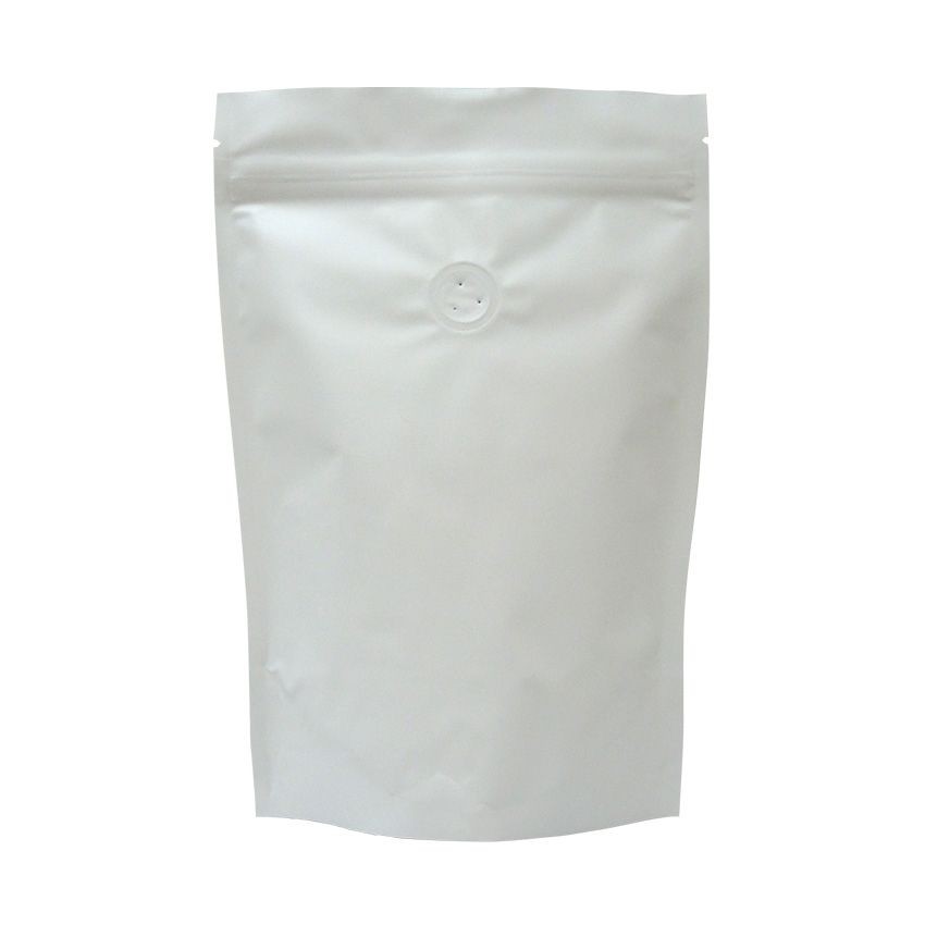 Jual Standing Pouch Putih with Valve 500g | Kemasan Kopi | Shopee Indonesia