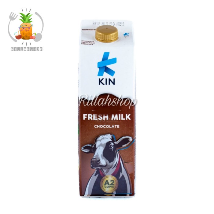 Jual Kin A2 Cows Chocolate Fresh Milk 1L | Shopee Indonesia