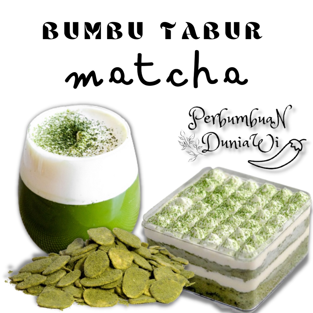 Jual Bumbu Tabur Rasa Matcha Bubuk Green Tea Seasoning Powder 100gr ...