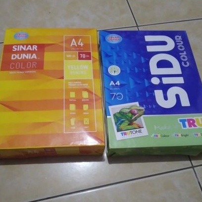 Jual Kertas HVS Sinar Dunia A4 80 Gsm / Kertas SIDU A4 80 Gram | Shopee Indonesia