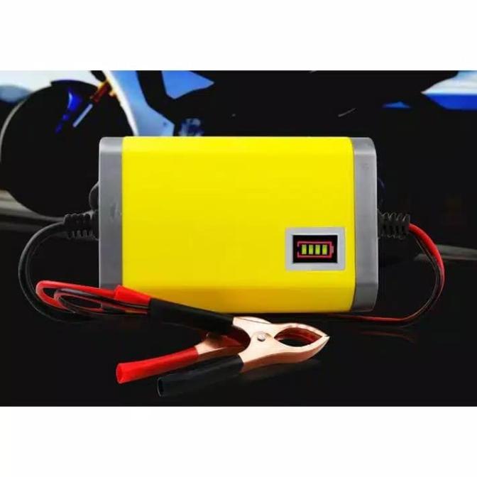 Jual Carger Aki Portable 2A/12V Motor / Mobil | Shopee Indonesia