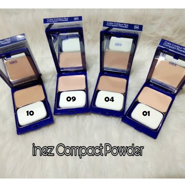 Jual Inez Compact Powder Colour Contour Plus | Shopee Indonesia