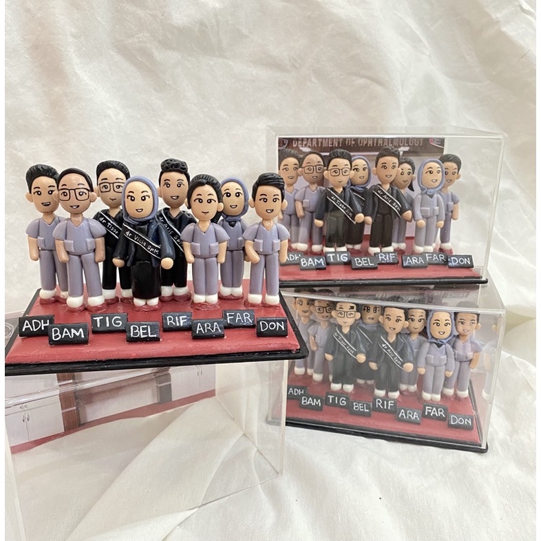 Jual custom clay in acrylic box (jumbo) ukuran 15x10x10. cocok untuk ...