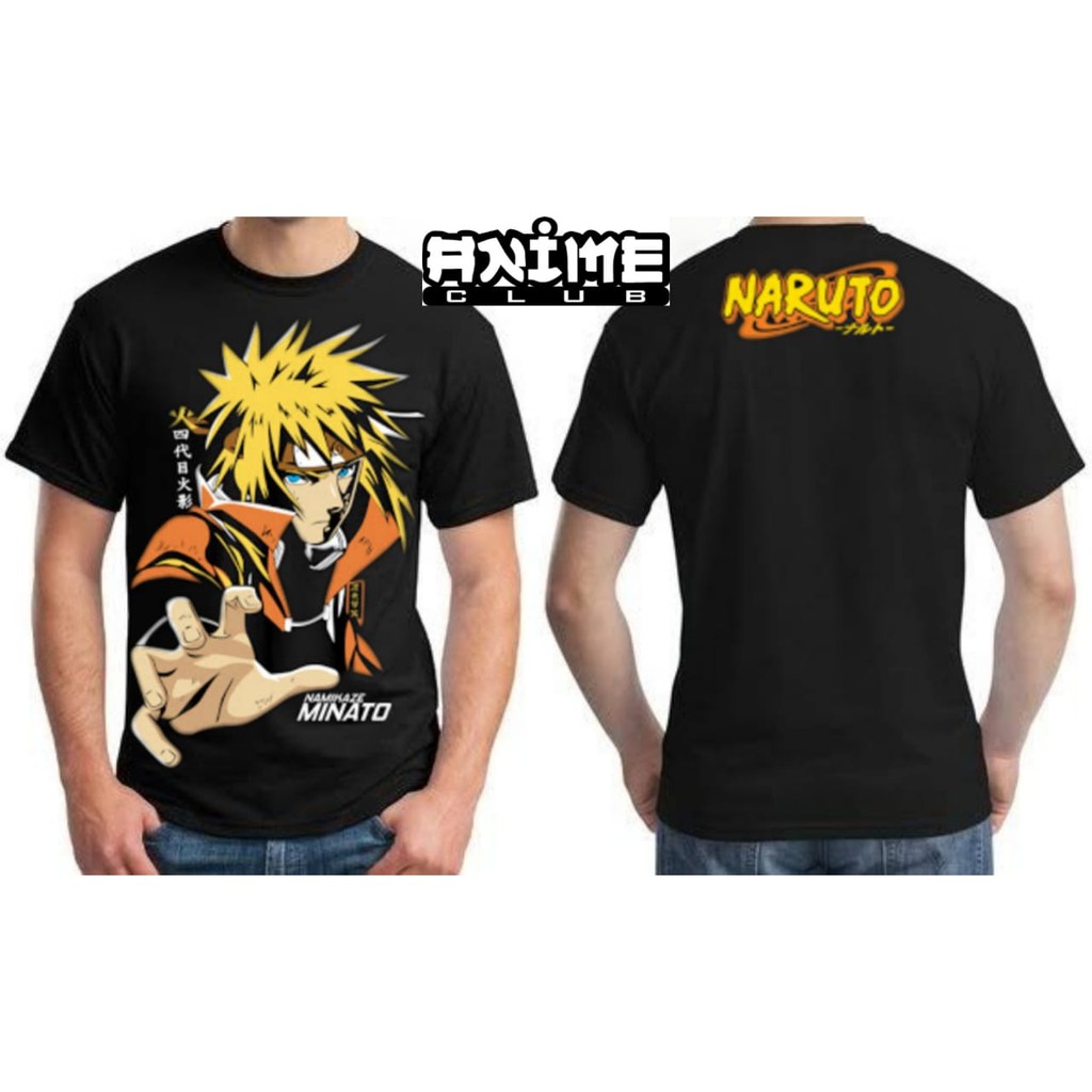 Jual Tshirt Allsize L - Minato Namikaze (Naruto) | Shopee Indonesia