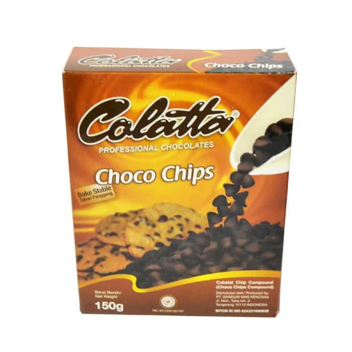 Jual COLLATA CHOCO CHIPS 150GR | Shopee Indonesia