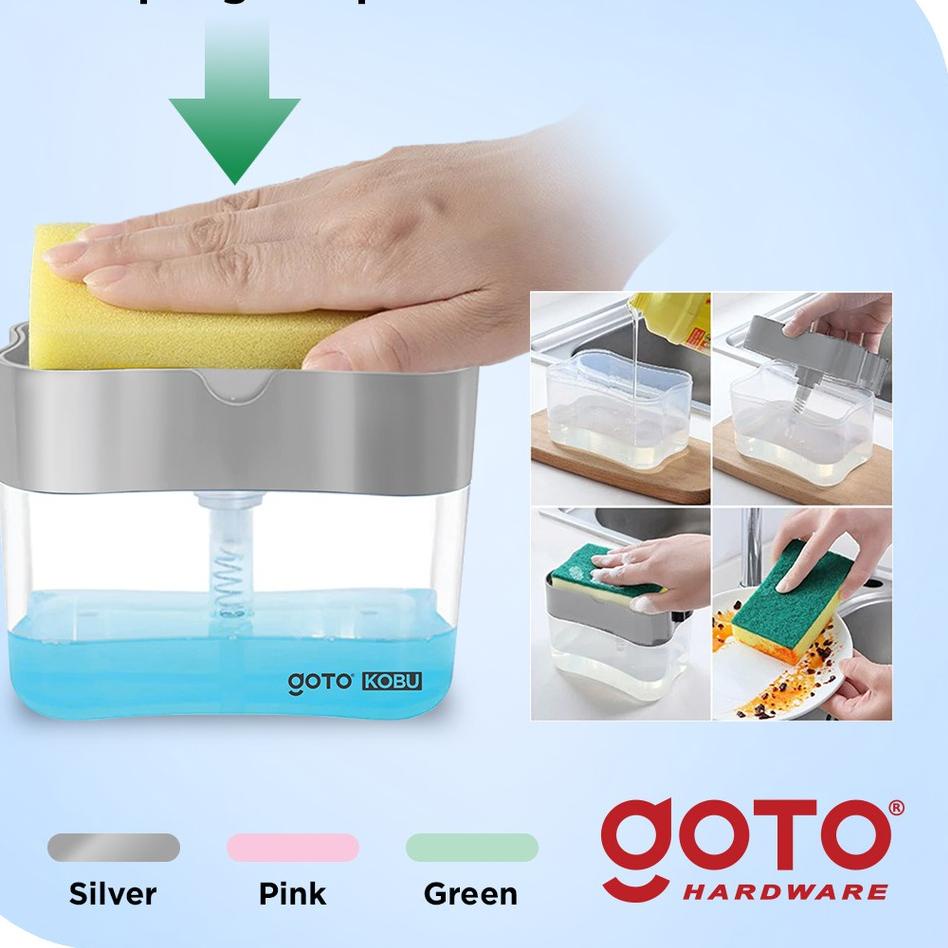 Jual Goto Kobu Sponge Dispenser Holder Spons Tempat Sabun Cuci Piring ...