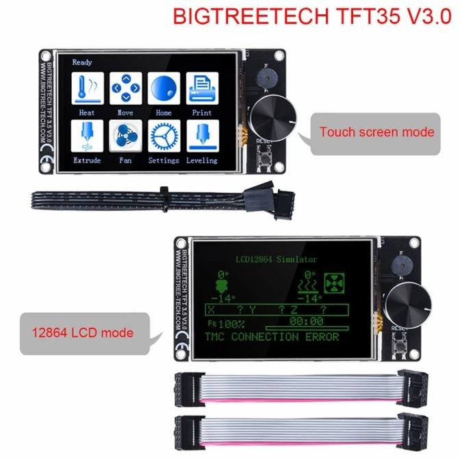 Jual BigTreeTech TFT35 V3 LCD Touch screen Dual Mode Ender SKR | Shopee ...