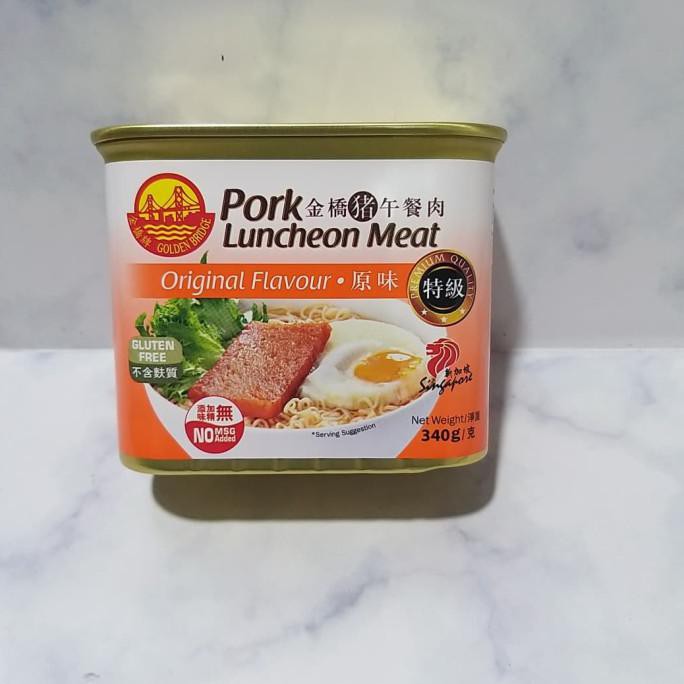Jual PORK LUNCHEON MEAT / HAM SINGAPORE / SPAM SINGAPORE / NO MSG(NON ...
