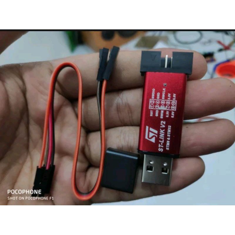 Jual St-Link V2 Stlink STM8 STM32 Downloader programmer downloader ...