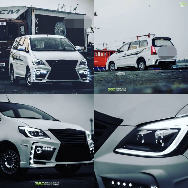Jual Bodykit Toyota Inova Lexus belakang BODY KIT BODIKIT | Shopee ...