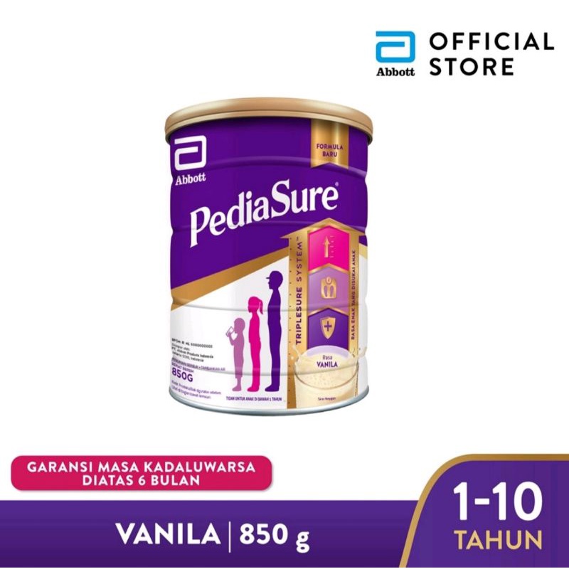 Jual PediaSure Triplesure - Complete 850gr/400gr Vanila / Madu / Coklat / Classy Milky | Shopee ...