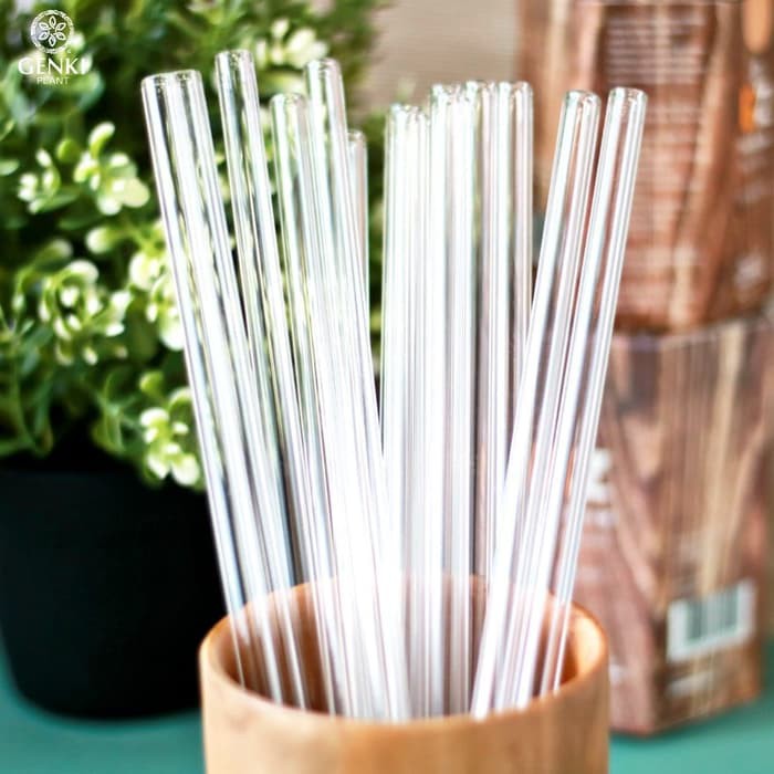 Jual Glass Straw Clear (Straight) | Shopee Indonesia