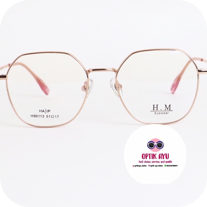 Jual HM frame titanium original || kacamata titanium premium pria ...