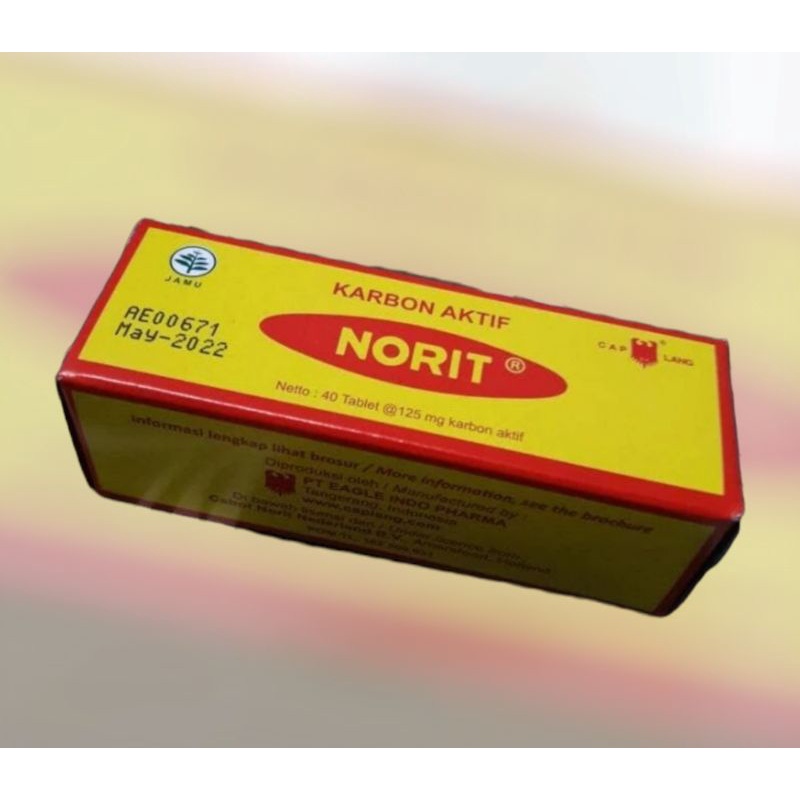 Jual Norit Lang isi 40 tablet karbon aktif | Shopee Indonesia