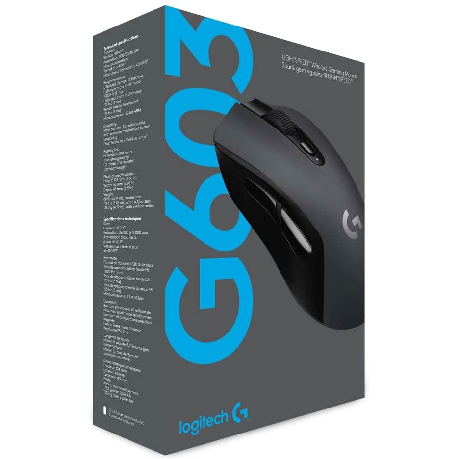 Jual LOGITECH MOUSE G603 LIGHTSPEED WIRELESS GAMING MOUSE | Shopee ...
