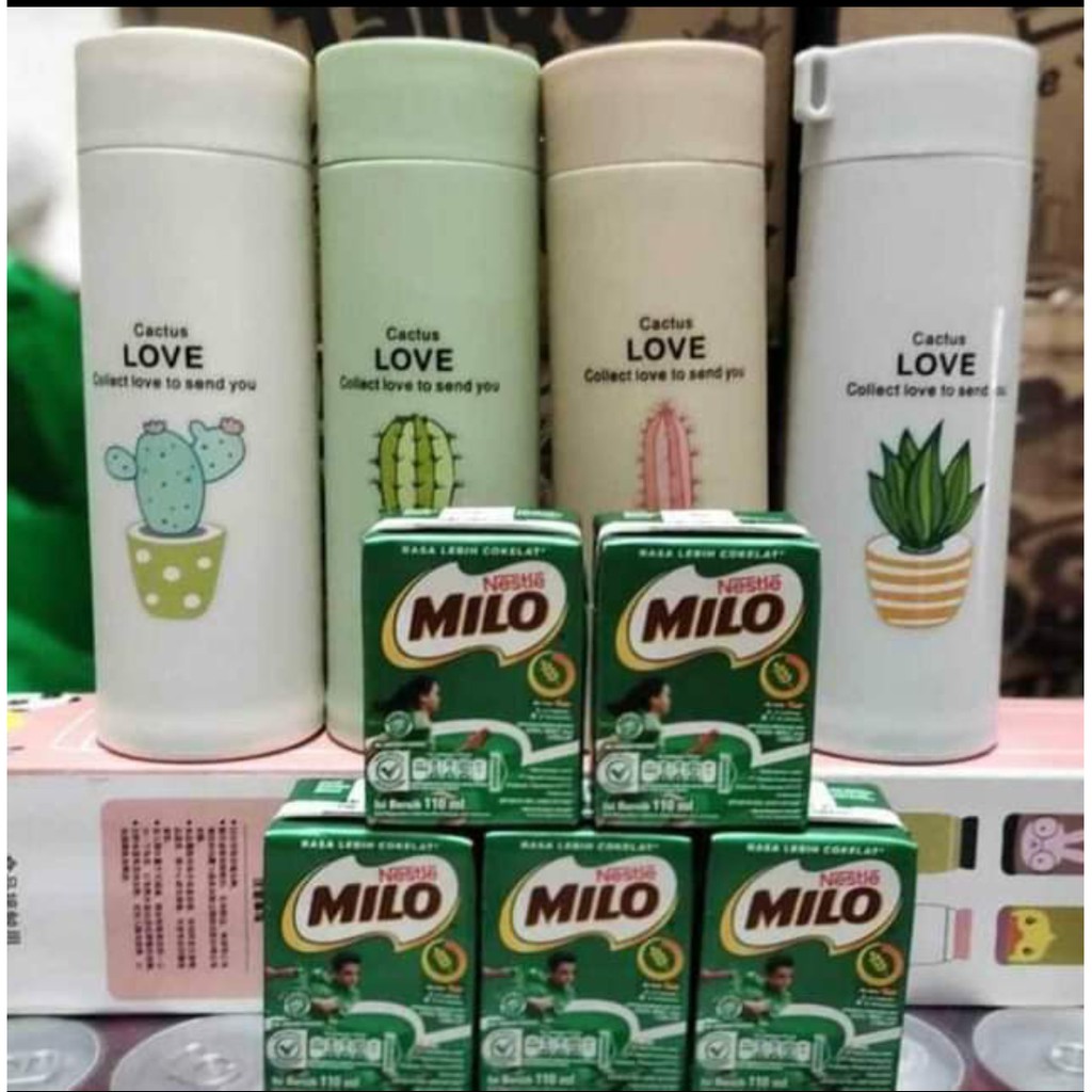Jual paket milo free TERMOS KACA | Shopee Indonesia