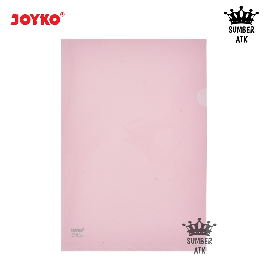 Jual Map L Plastik Bening Clear Sleeves Joyko CS-11-F4 Pastel Color F4 ...