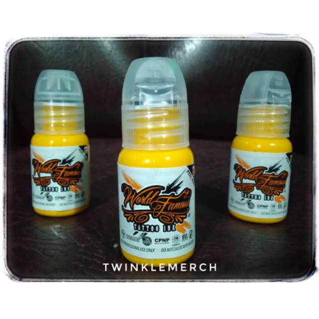 Jual Tinta Tattoo - World Famous Ink - Dubai Gold - 15ml | Shopee Indonesia