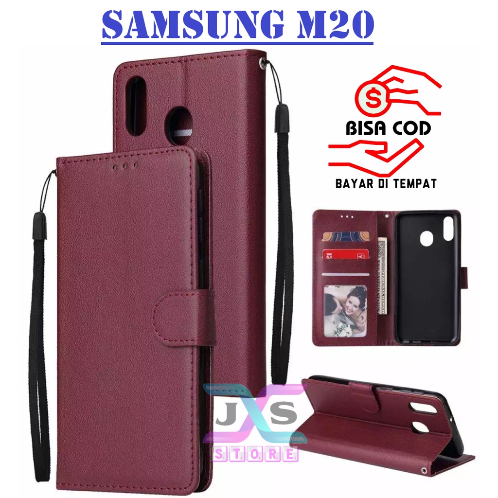 Jual SARUNG BUKU HP UNTUK SAMSUNG M20 / FLIP WALLET UNTUK SAMSUNG M20 ...
