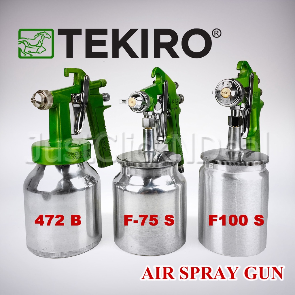 Jual Tekiro Spray Gun Semprotan Cat Angin Tabung Bawah | Shopee Indonesia