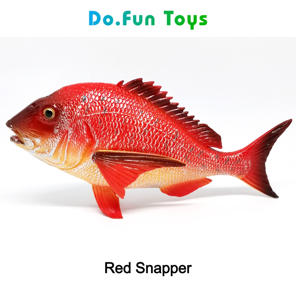 Jual Animal Figurine | RED SNAPPER / Mainan Miniatur Ikan Kakap Merah ...
