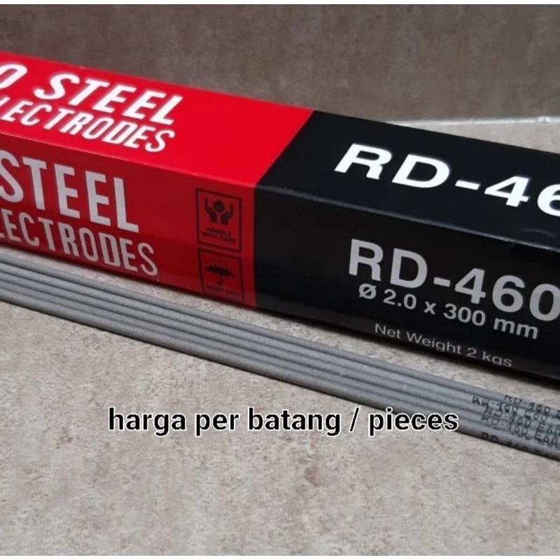 Jual kawat las listrik nikko 2.0 x 300 mm harga perbatang | Shopee Indonesia