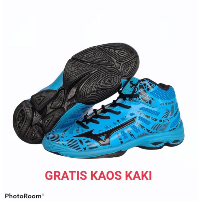 Jual Sepatu voli mizuno wave tornado voltage blue olahraga pria ...