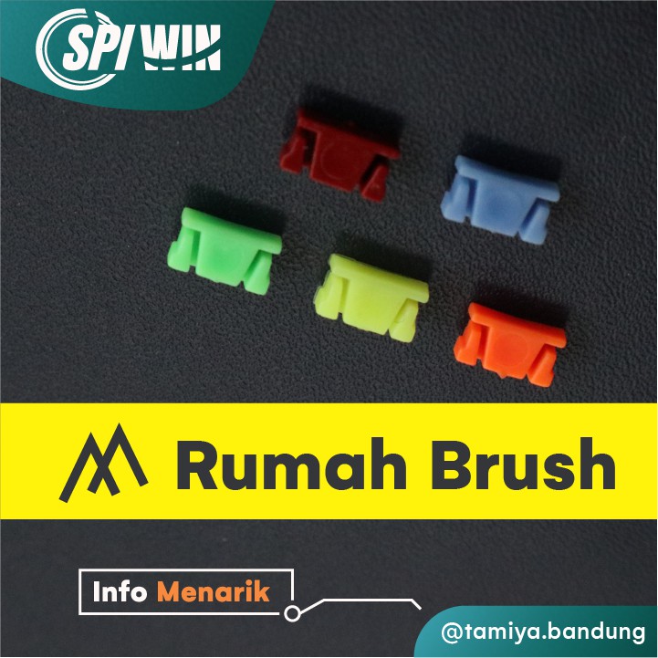Jual RUMAH BRASH BRUSH DINAMO TAMIYA TEBAL NON LUBANG MINI 4WD KUNINGAN ...